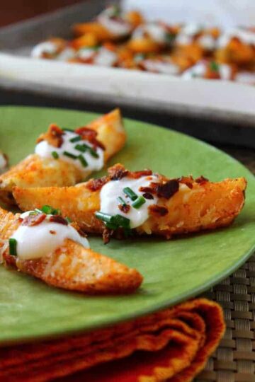 Loaded Potato Wedges - Countryside Cravings