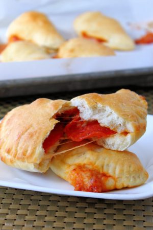 Pepperoni Pizza Pockets - Countryside Cravings