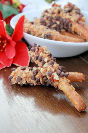 Caramel Pretzel Sticks - Countryside Cravings