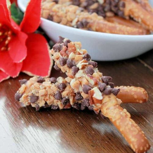 Caramel Pretzel Sticks - Countryside Cravings