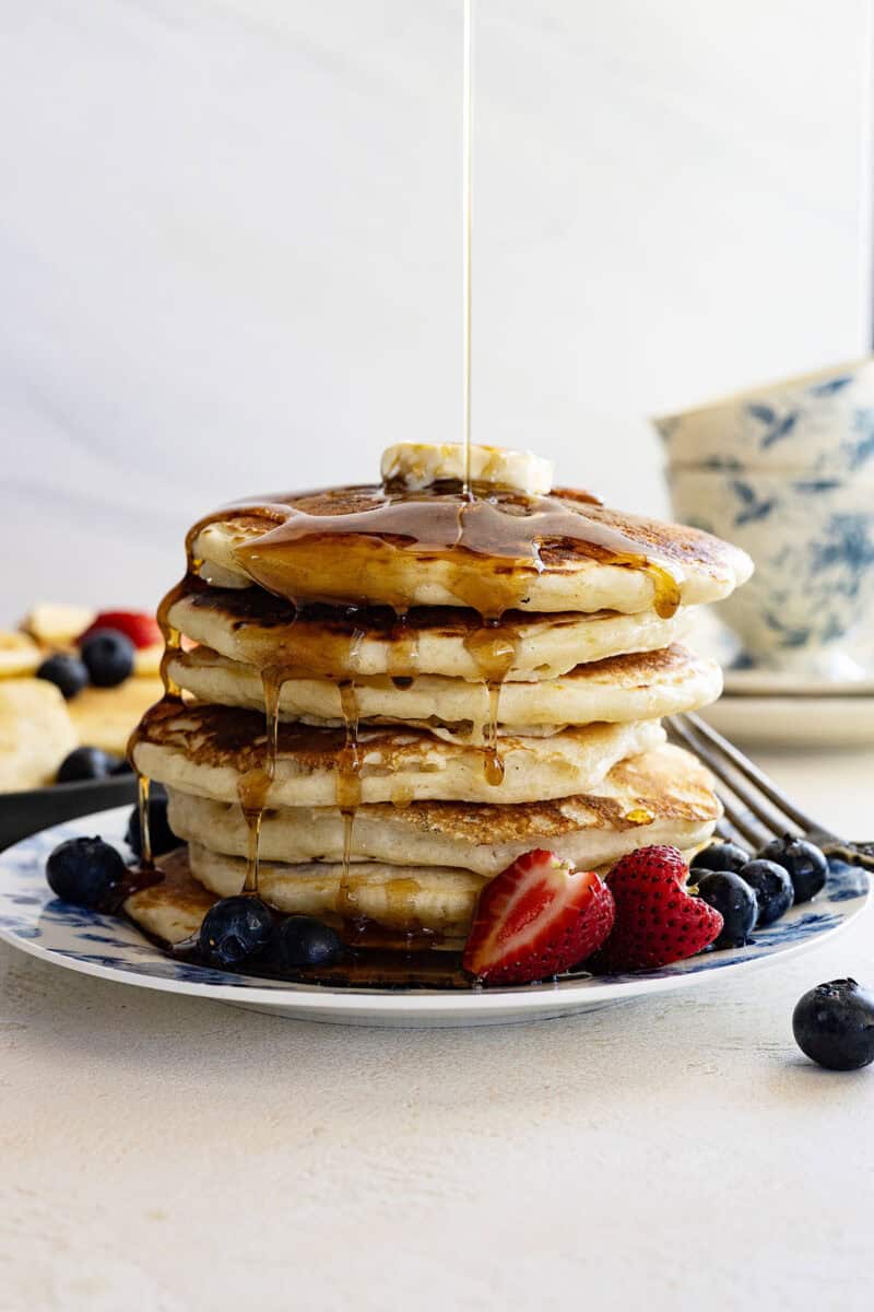 Easy Homemade Pancakes Recipe - Countryside Cravings