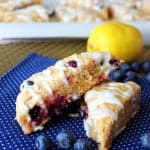 Lemon Blueberry Scones | Countryside Cravings