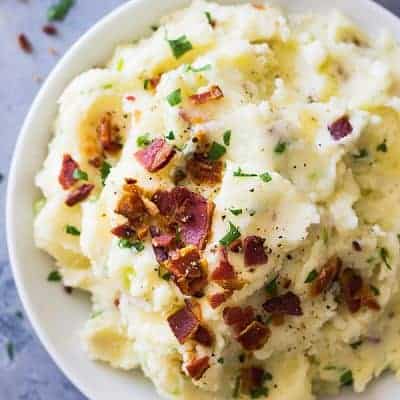 Chunky Mashed Potatoes - Countryside Cravings