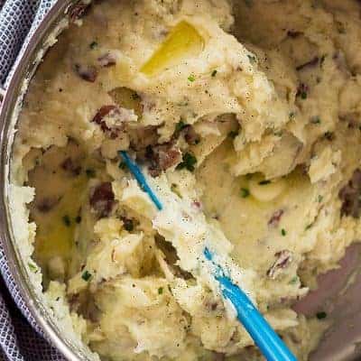 Chunky Mashed Potatoes - Countryside Cravings
