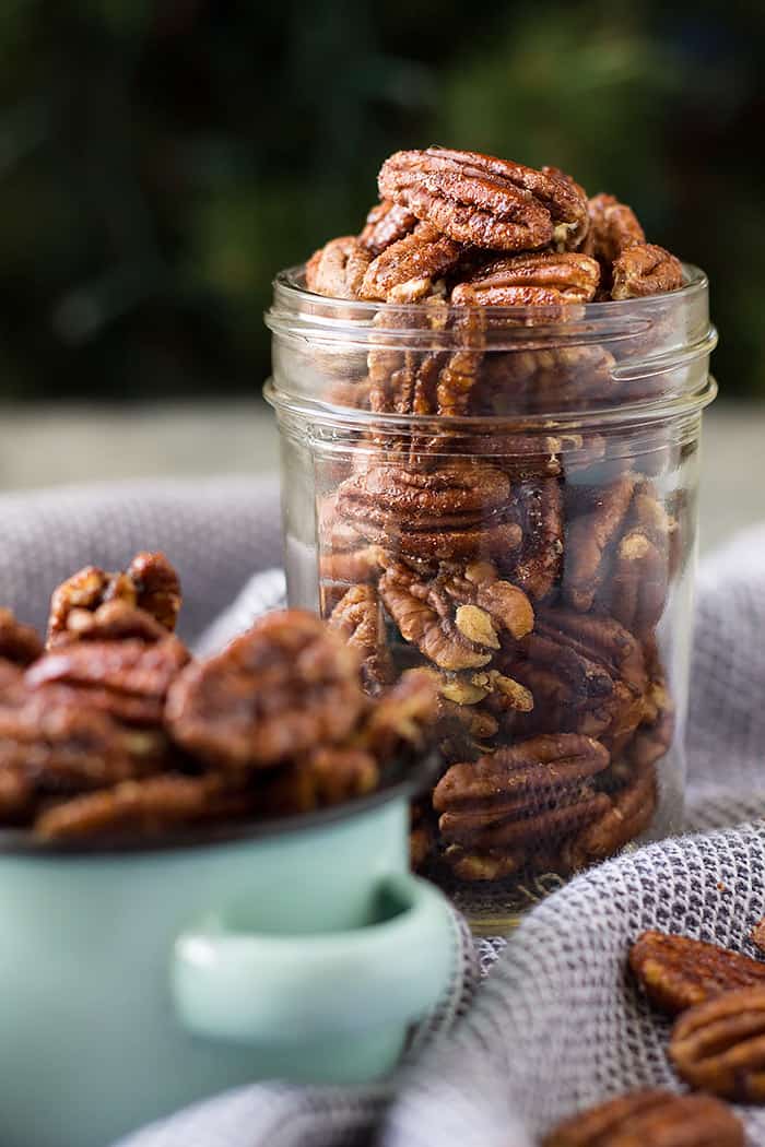 Sweet and Spicy Pecans - Countryside Cravings