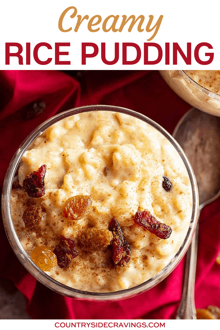 Creamy Rice Pudding - Countryside Cravings