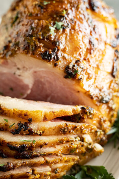 Mustard Herb Ham - Countryside Cravings