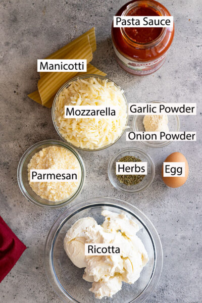 Cheese Manicotti - Countryside Cravings