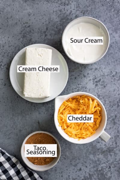 Taco Cheese Ball Board - Countryside Cravings