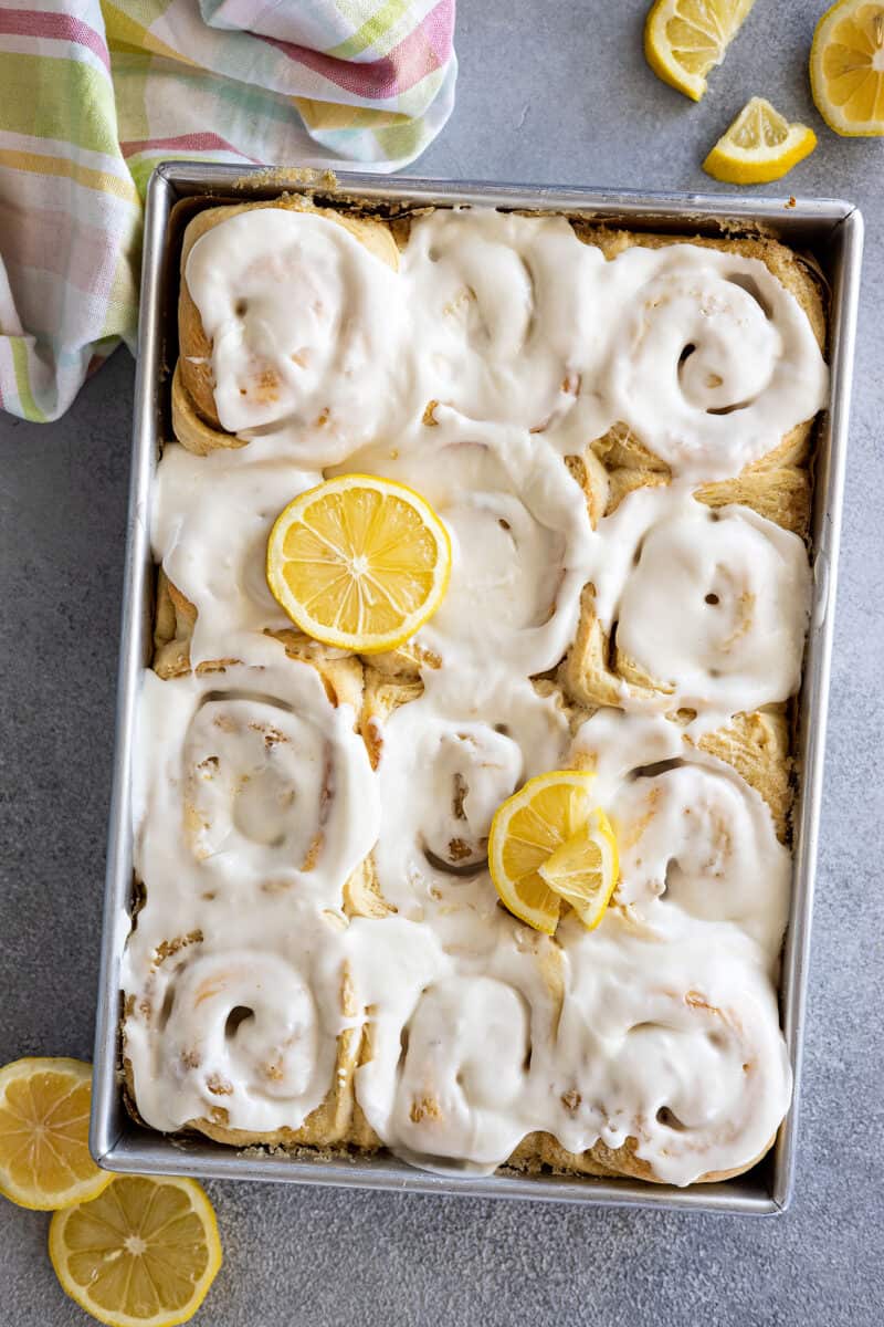 Lemon Sweet Rolls - Countryside Cravings