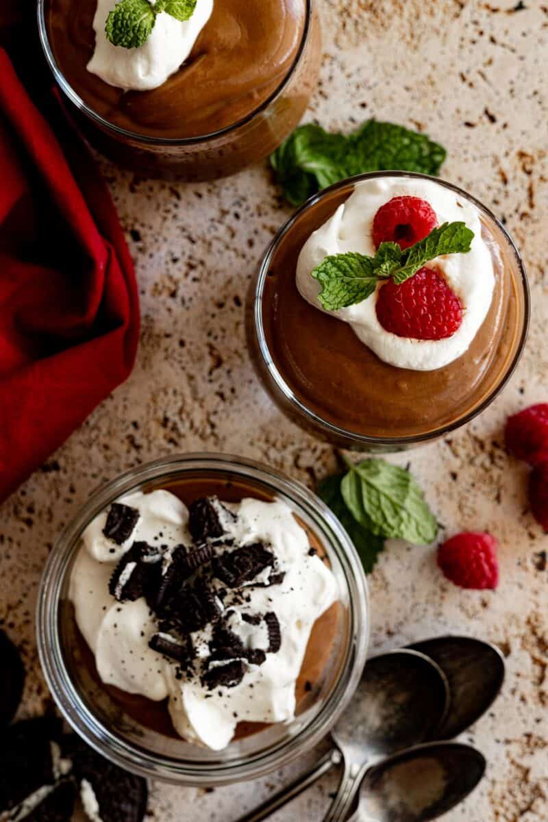 Dark Chocolate Pudding - Countryside Cravings