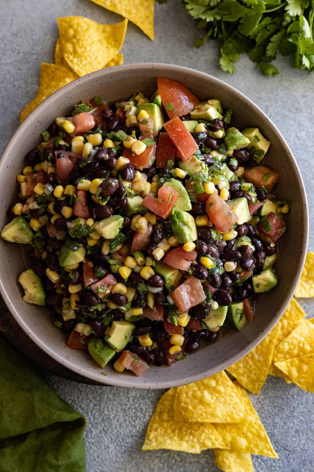 Black Bean Salsa - Countryside Cravings
