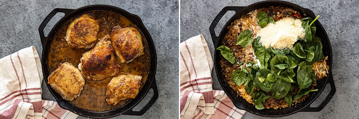 Tuscan Chicken Orzo - Countryside Cravings